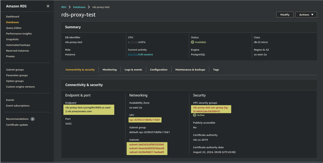 How to Set Up AWS RDS Proxy with ClickOps
