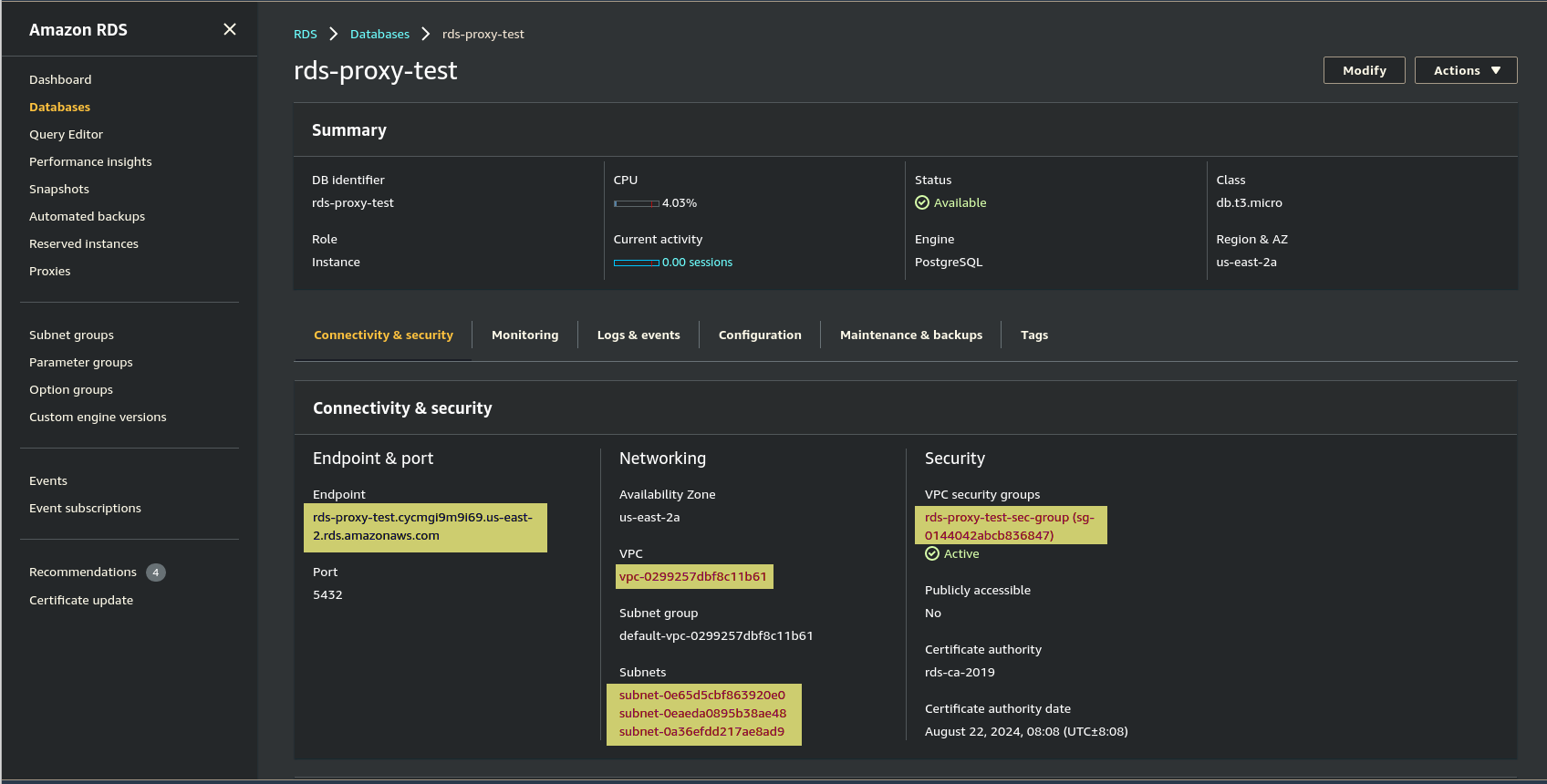 How to Set Up AWS RDS Proxy with ClickOps